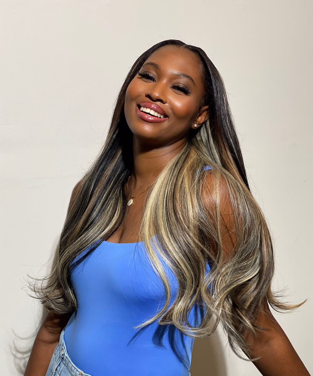 Colored Raw Single Donor Human Hair Extensions | Clip Ins and Bundles ...